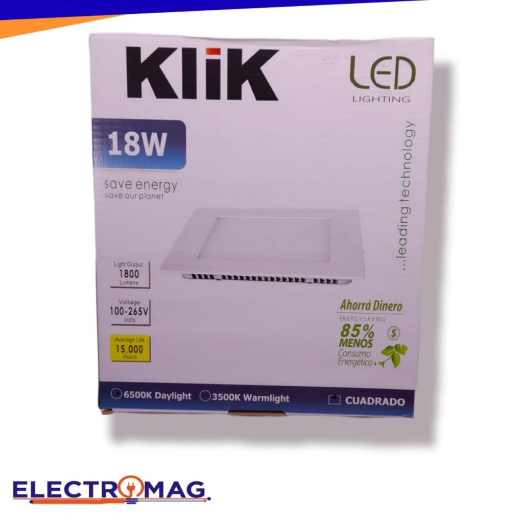 PANEL LED 18W – ELECTROMAG ECUADOR